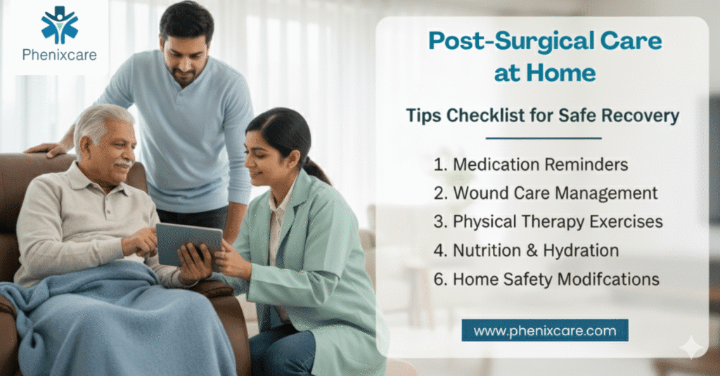 Post Surgical Care at Home Tips Checklist for Safe Recovery